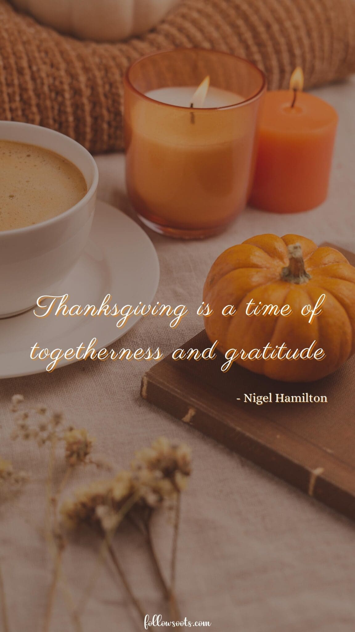 Sharing an Attitude of Gratitude - Thanksgiving Quotes - Followsoots.com