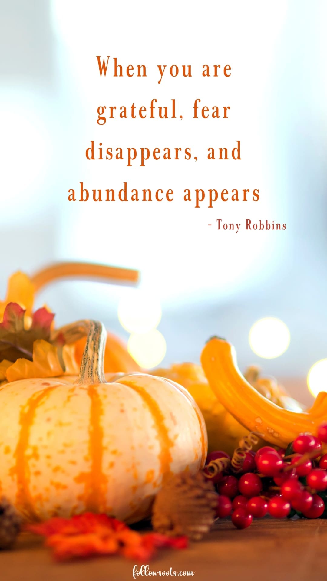 Sharing an Attitude of Gratitude - Thanksgiving Quotes - Followsoots.com